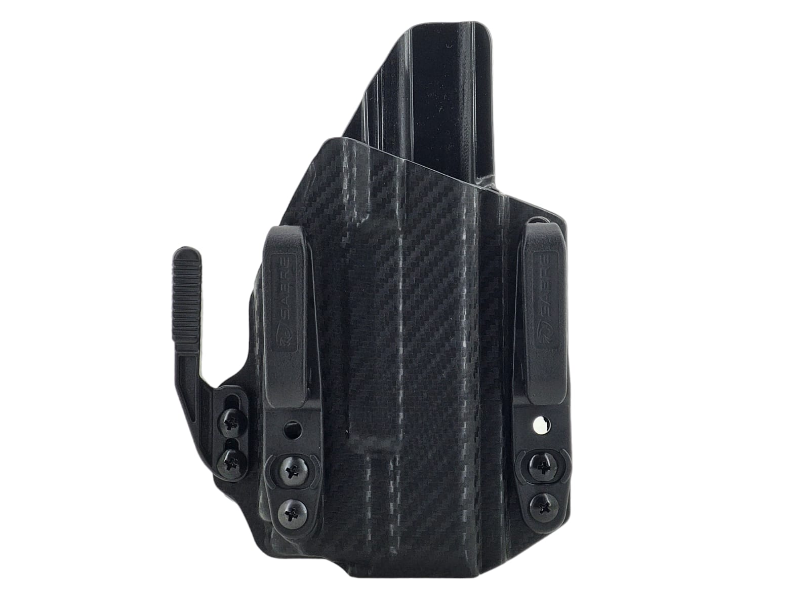 Coldre Kydex IWB - Torsion Com Lanterna Cor: Fibra de Carbono – Sabre ...